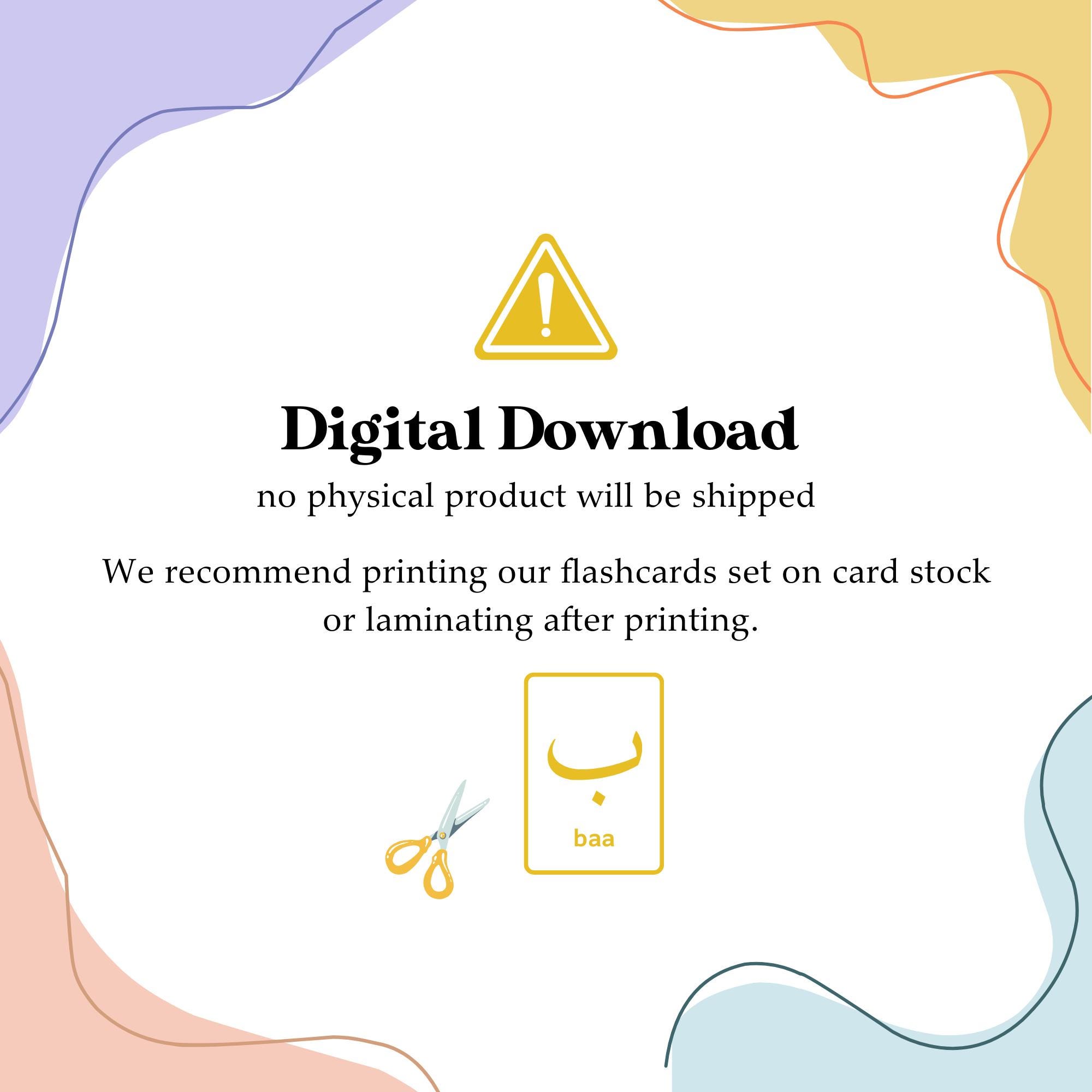 Arabic Alphabet Flashcards, Printable Arabic Letters,arabic Flashcards ...