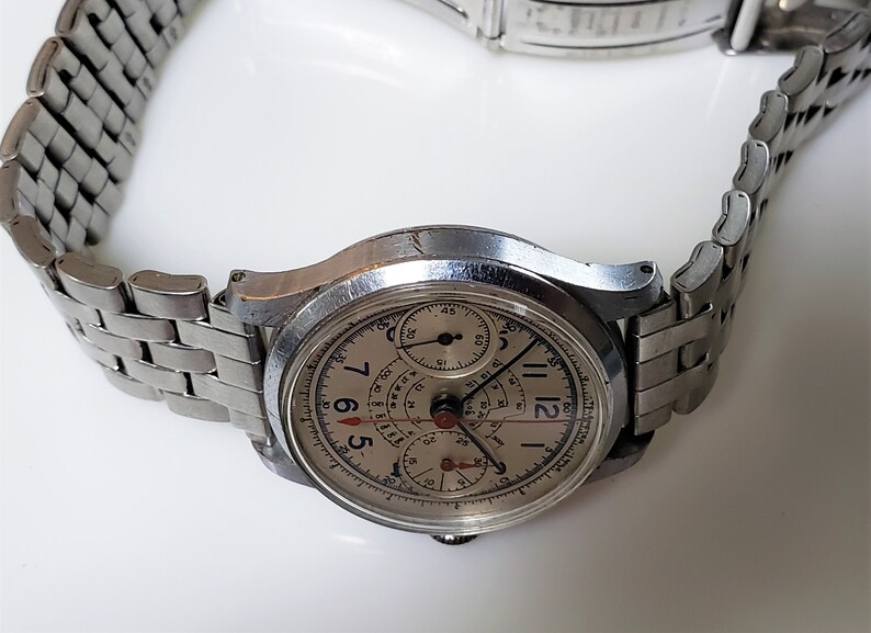 Landeron 48 Chronograph Colorful Dial | Etsy