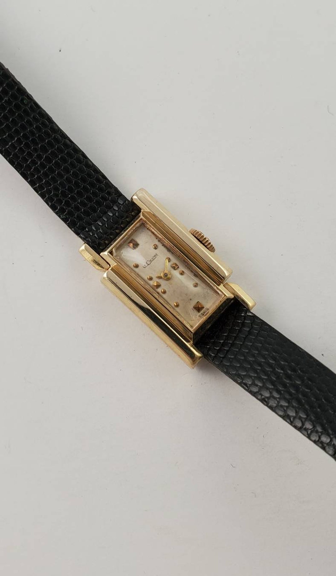 14K Lecoultre Art Deco Cocktail Watch - Etsy