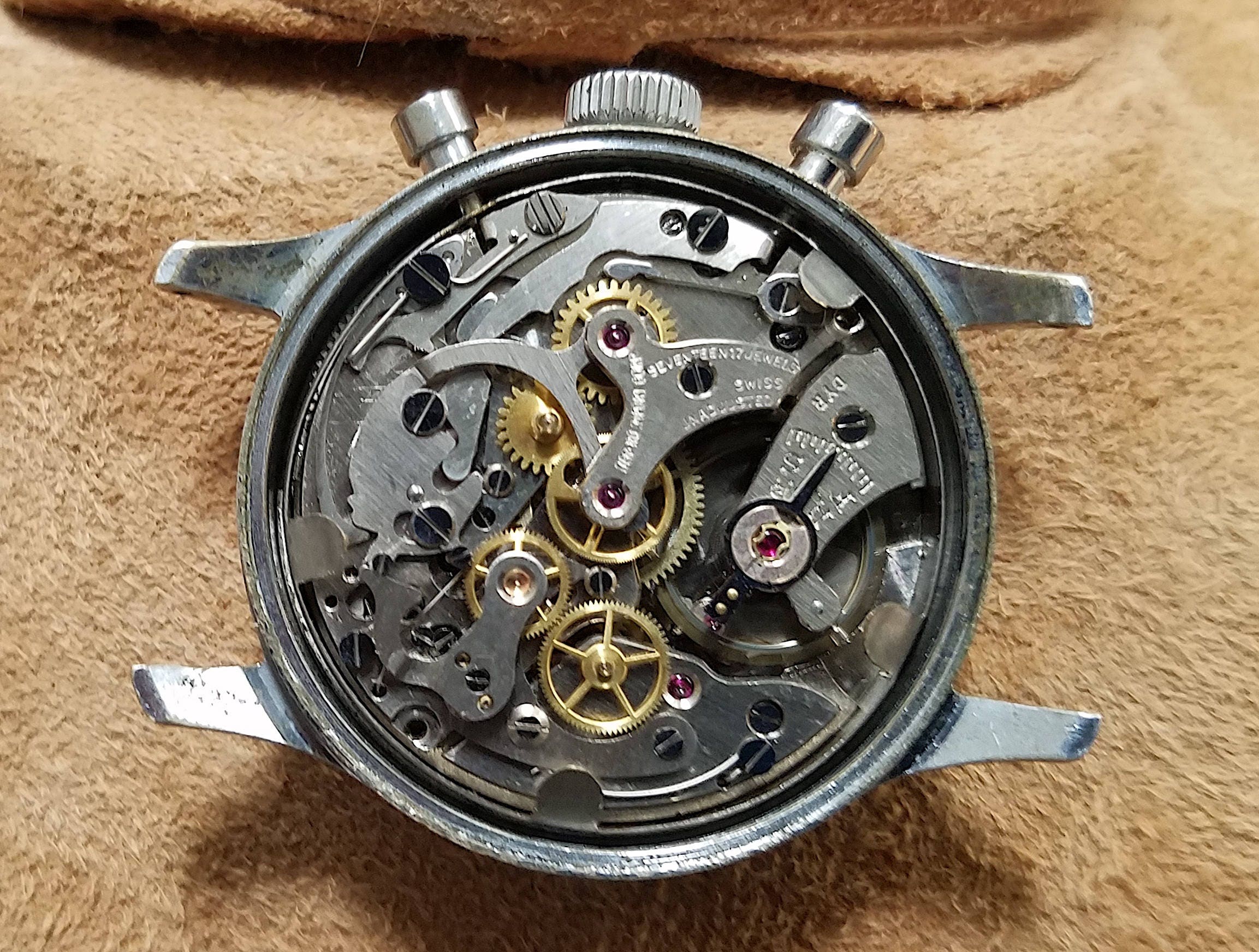 Actua Landeron 48 Swiss Chronograph - Etsy