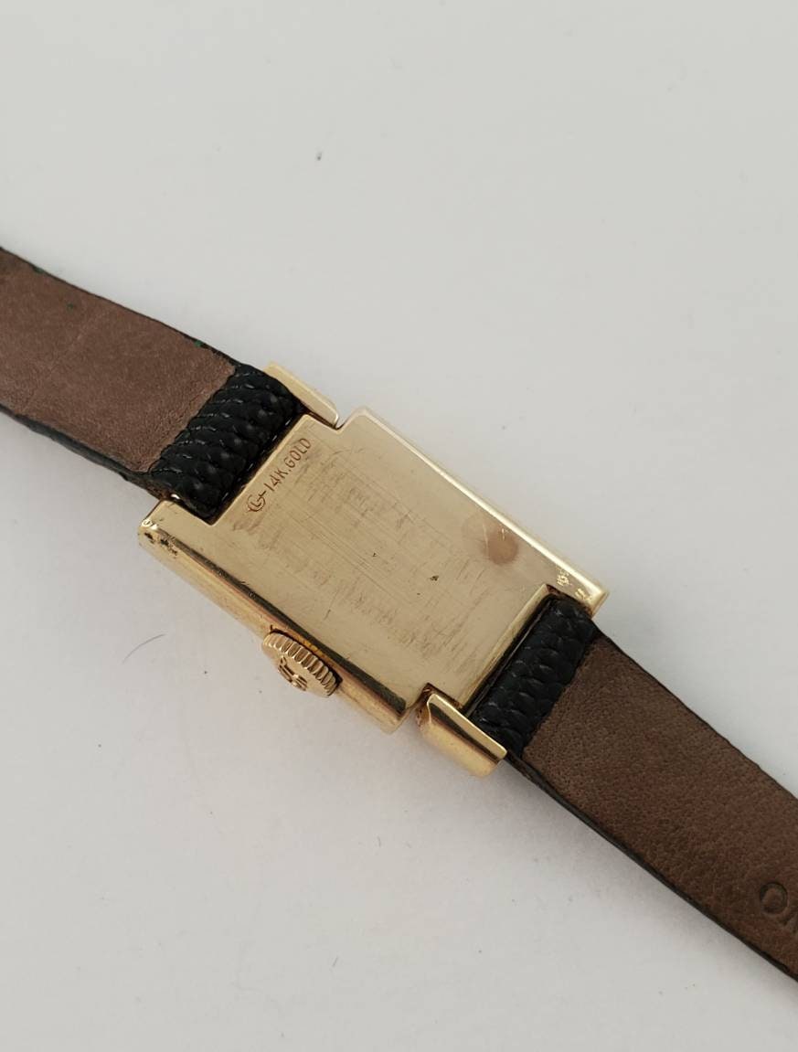 14K Lecoultre Art Deco Cocktail Watch - Etsy