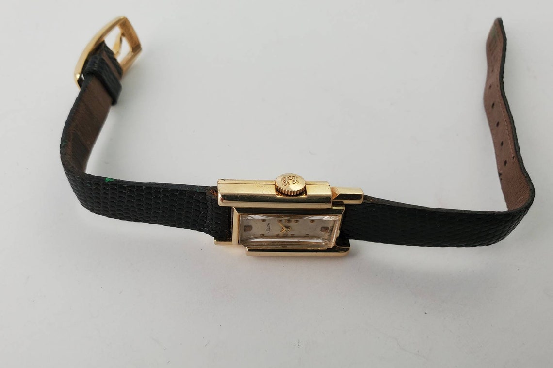 14K Lecoultre Art Deco Cocktail Watch - Etsy