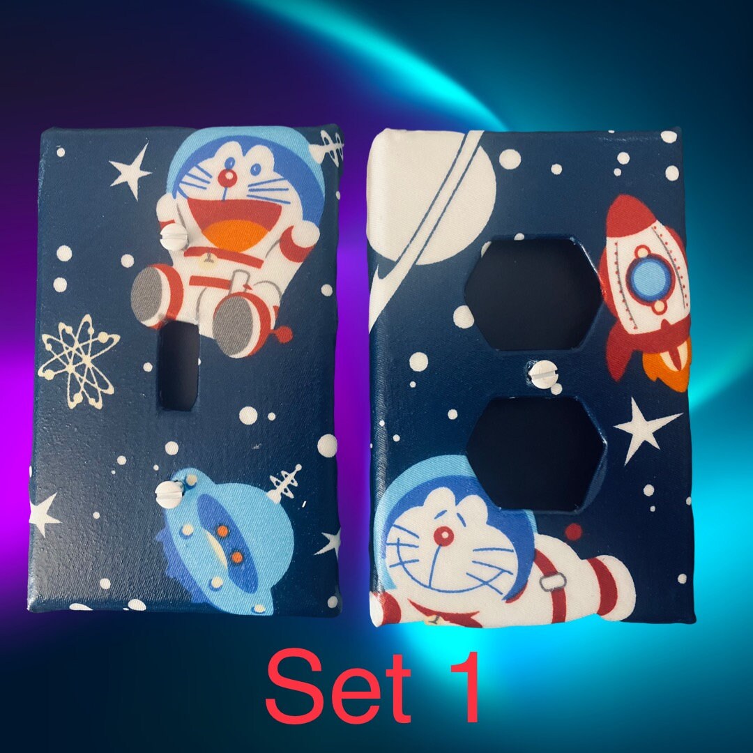 New.floating Doraemon in Space Japanese Anime Cat. Handmade Switch ...