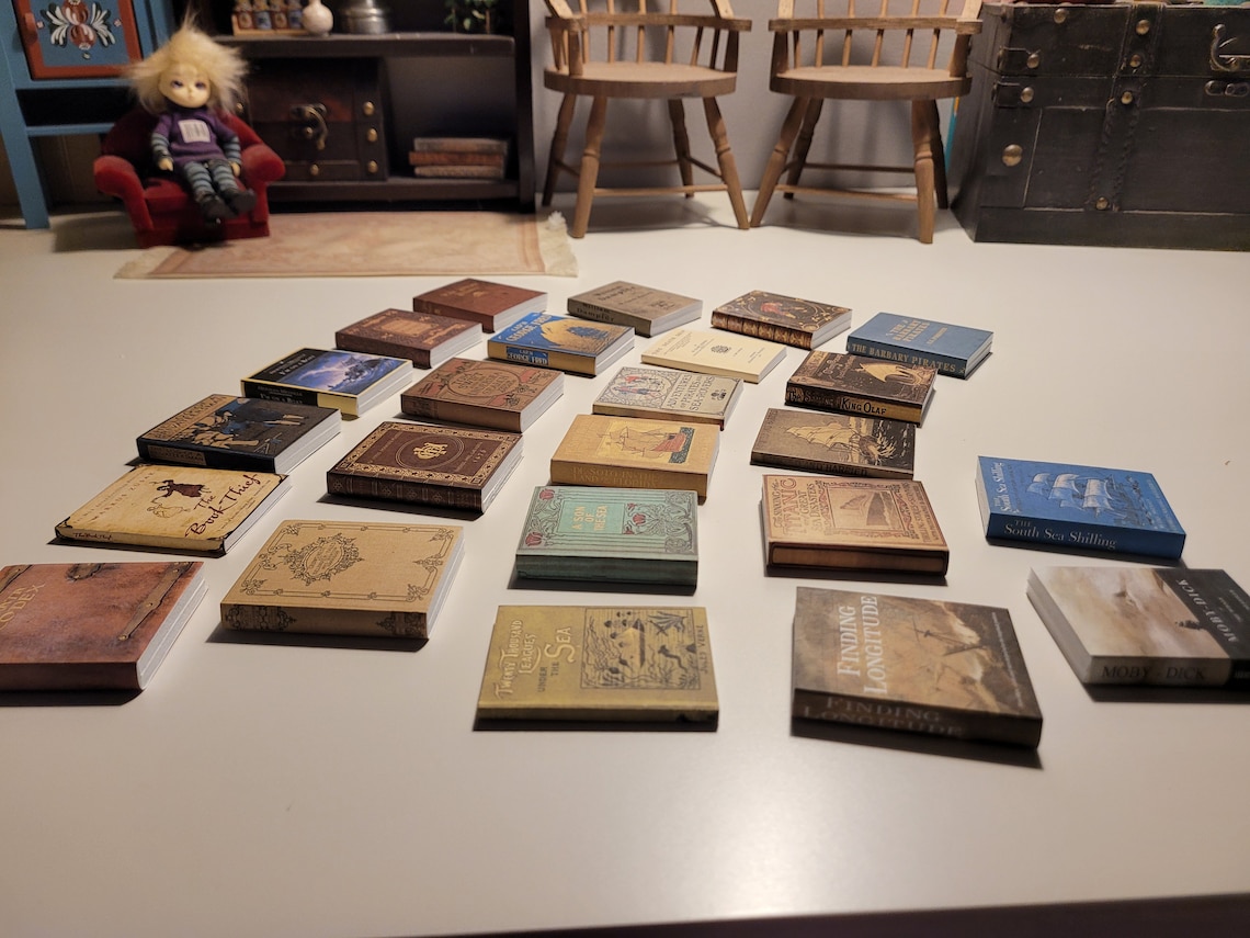 The Jolly Roger 1/3 Scale Faux Book Collection - Etsy
