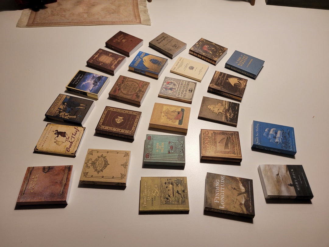 The Jolly Roger 1/3 Scale Faux Book Collection - Etsy
