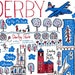 Derby Greeting Card by Julia Gash - Etsy
