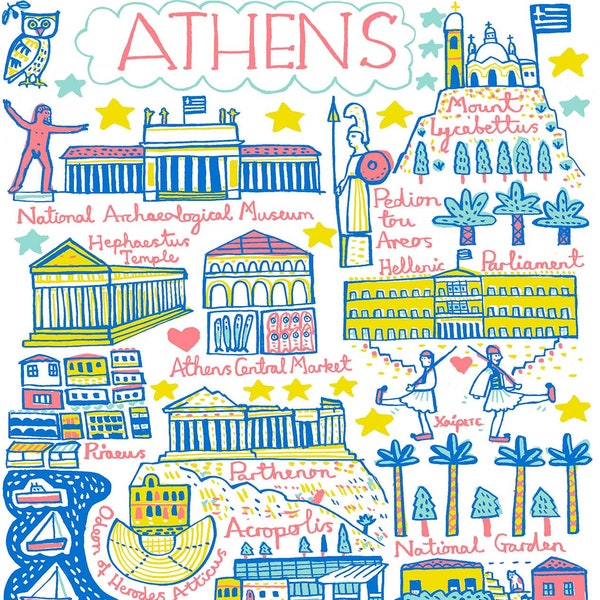 Greek Postcard - Etsy