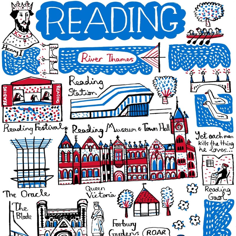 Reading Poster - Etsy UK