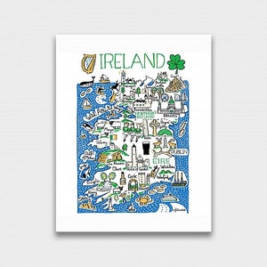 Ireland Art Print by Julia Gash - Etsy UK