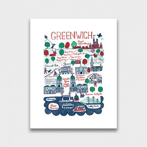 Greenwich Art Print by Julia Gash - Etsy UK