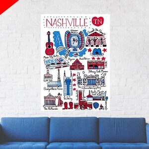 Nashville Art Print by Julia Gash | Etsy