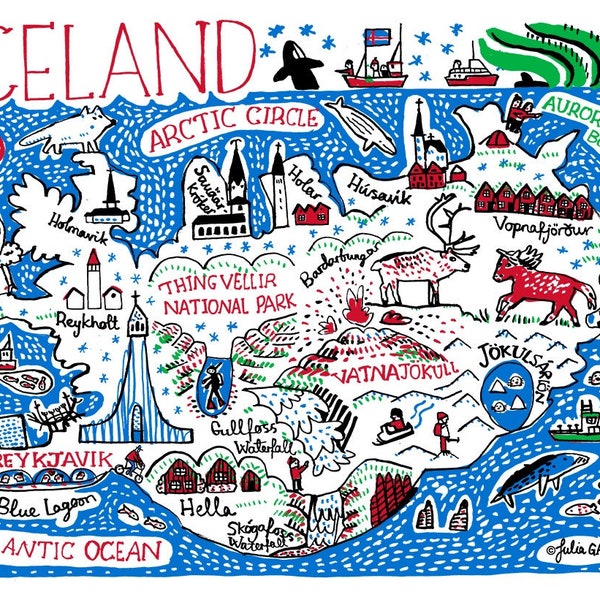 Iceland Postcard - Etsy