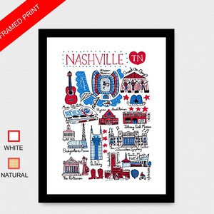 Nashville Art Print by Julia Gash - Etsy