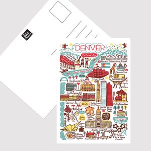 Denver Postcard by Julia Gash - Etsy