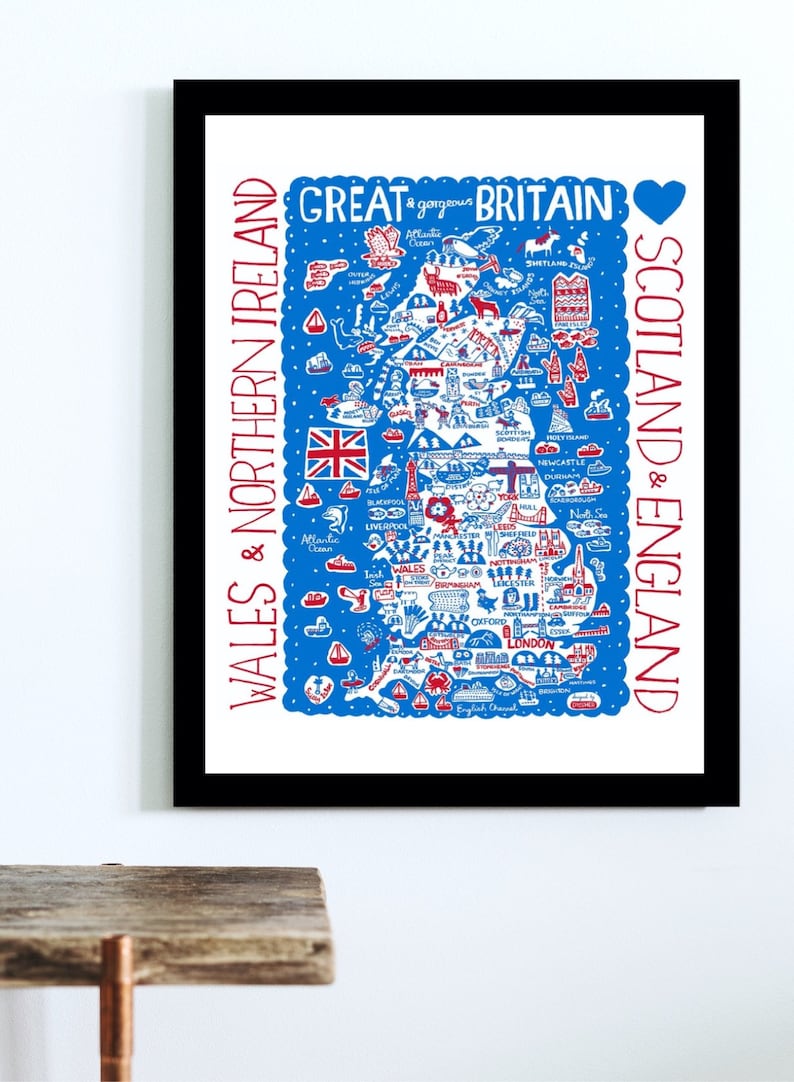 Great Britain Art Print by Dasher | Etsy