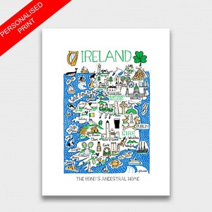 Ireland Art Print by Julia Gash - Etsy UK