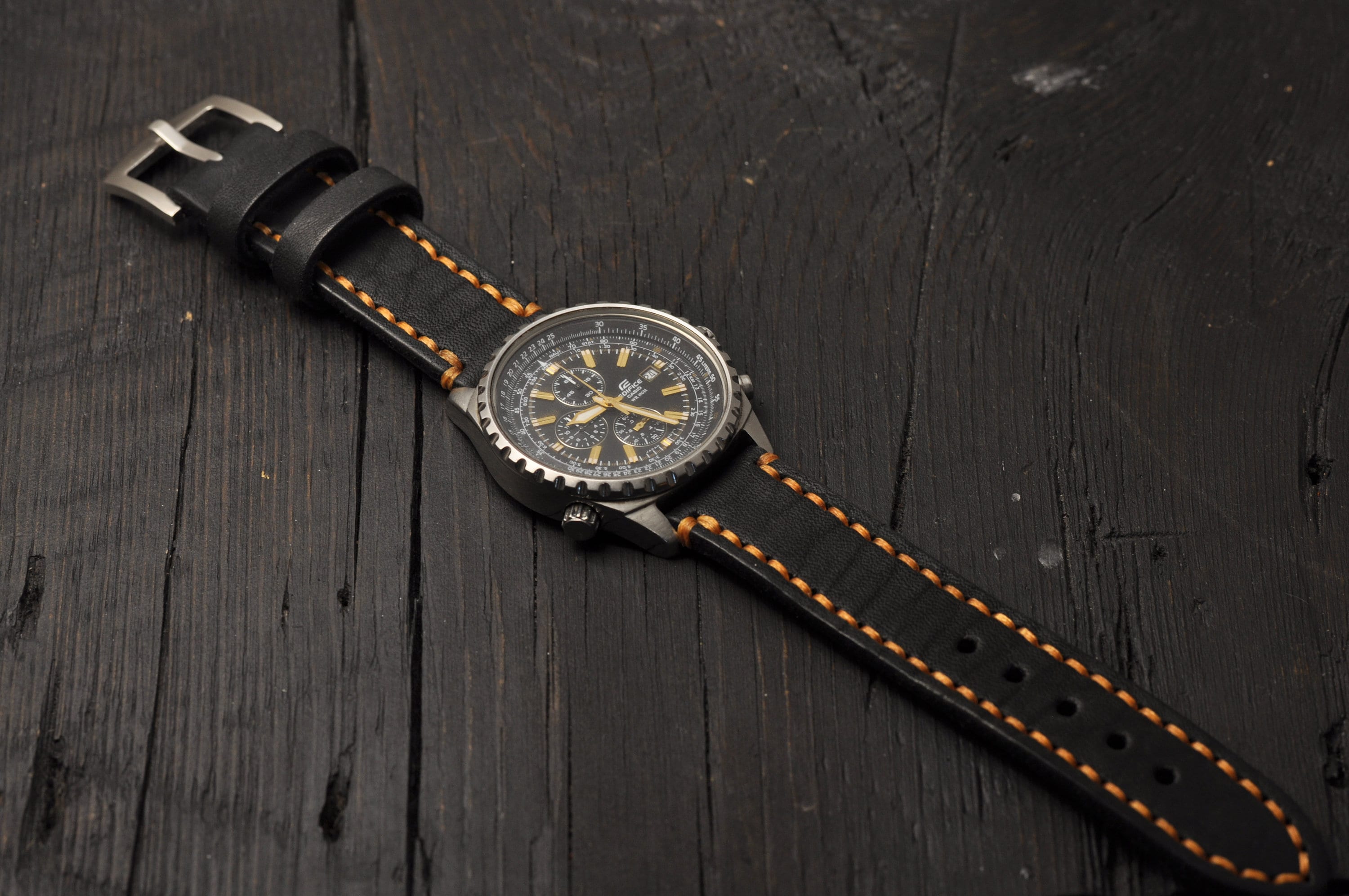 Handmade Leather Men's Watch Strap 16mm 18mm 20mm 21mm - Etsy