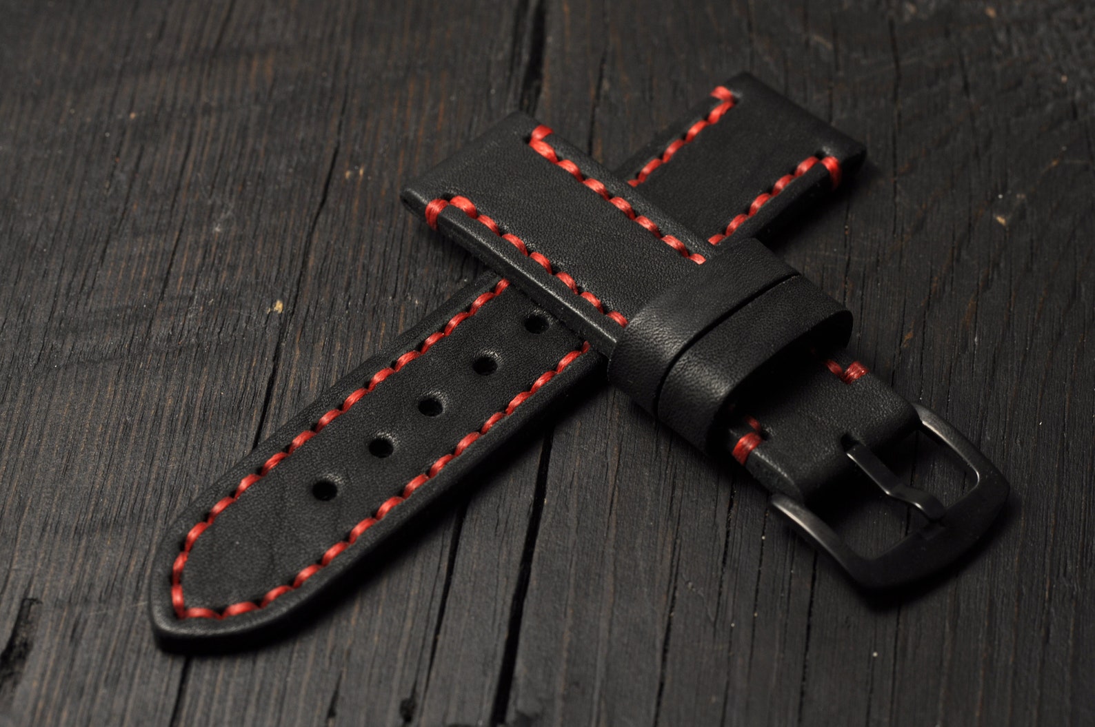 Handmade Leather Mens Watch Strap 16mm 18mm 20mm 22mm 24mm - Etsy