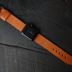 Handmade Leather Watch Band for Apple Watch Band Apple Watch - Etsy