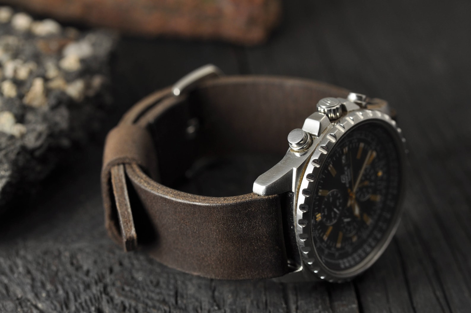 Handmade Leather Mens Watch Strap 16mm 18mm 20mm 21mm 22mm - Etsy