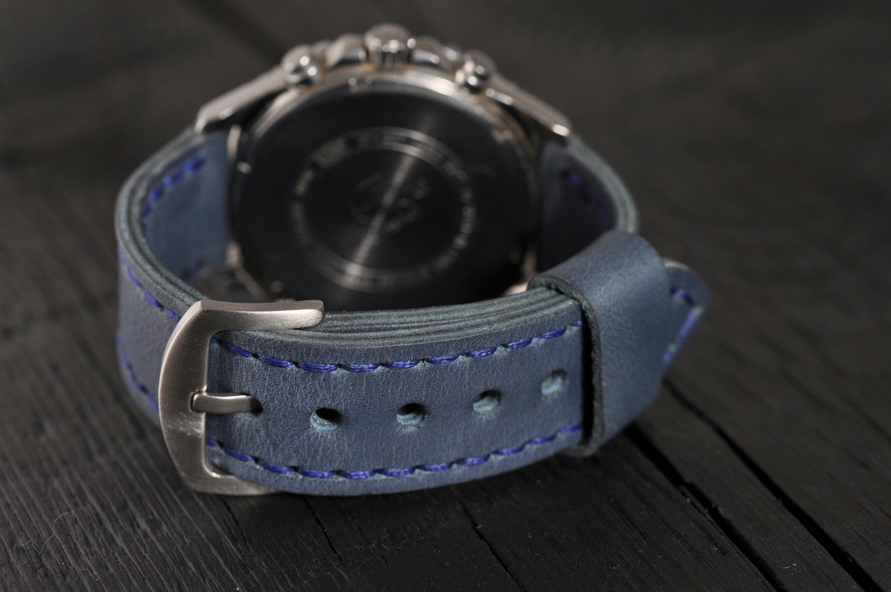 Handmade Leather Men's Watch Strap 16mm 18mm 20mm 22mm - Etsy