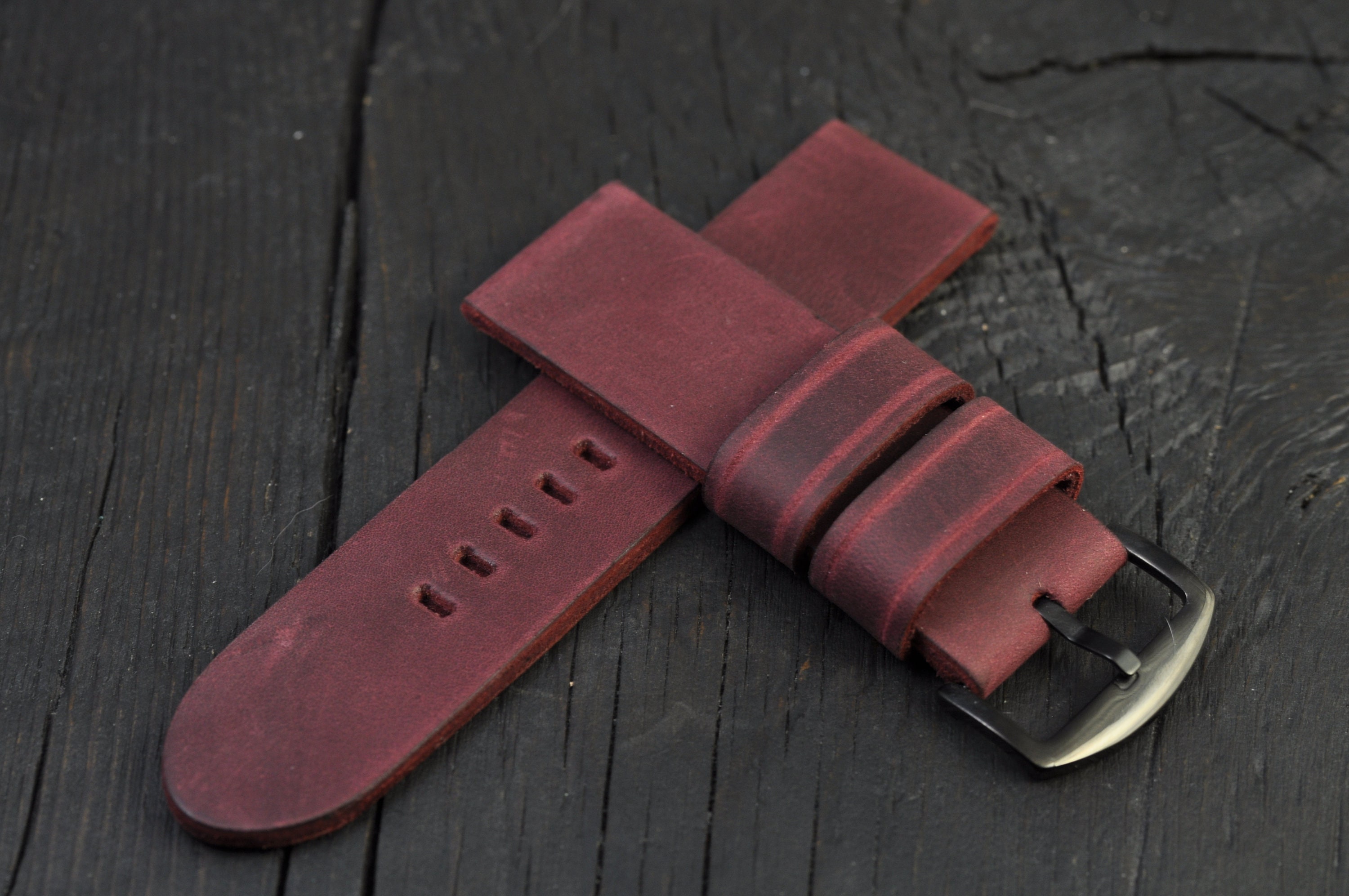 Handmade Leather Mens watch strap for the Garmin Fenix 3 and | Etsy