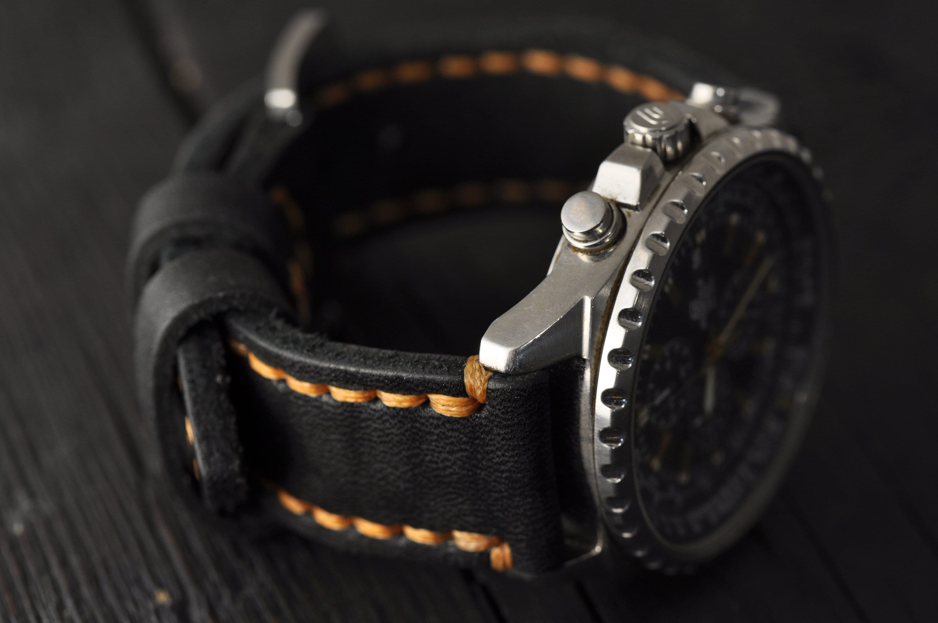 Handmade Leather Men's Watch Strap 16mm 18mm 20mm 21mm - Etsy