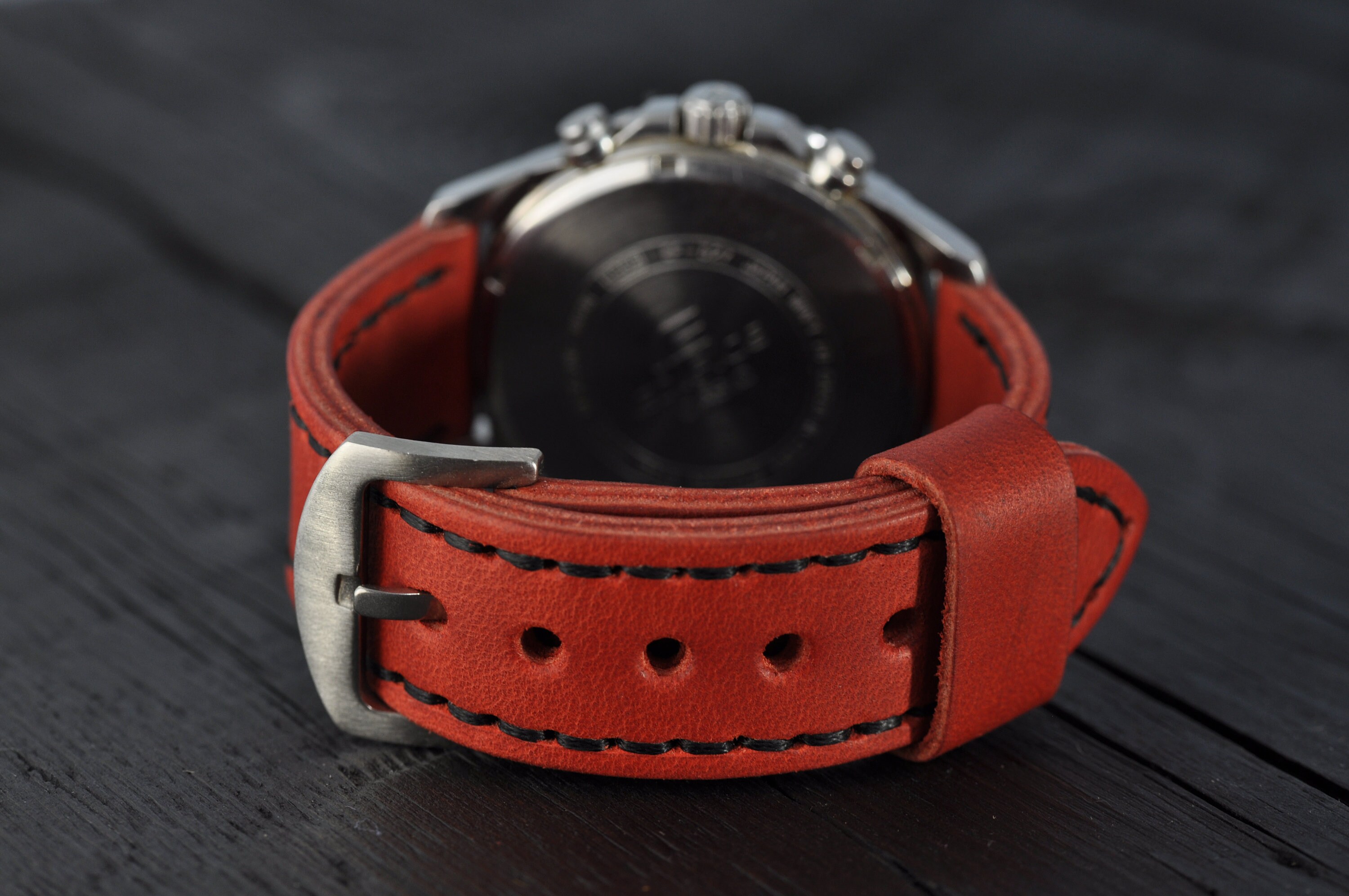 Handmade Leather Men's Watch Strap 16mm 18mm 20mm 22mm | Etsy