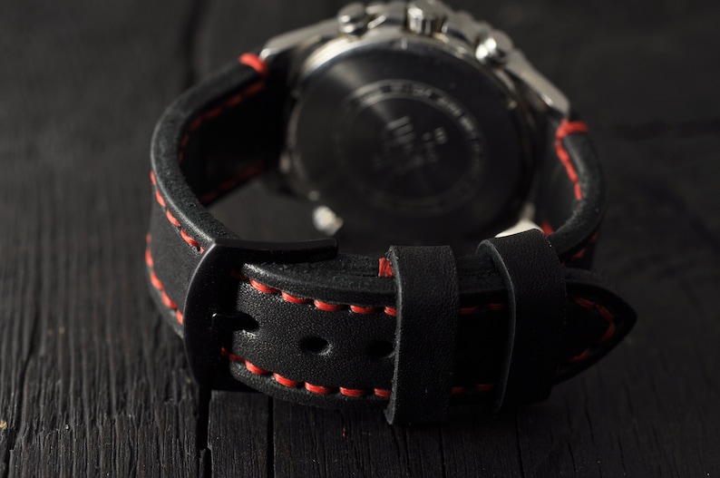 Handmade Leather Mens Watch Strap 16mm 18mm 20mm 22mm 24mm - Etsy