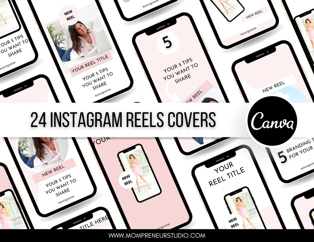 24 Instagram Reels Templates Reel Covers Instagram Reels - Etsy