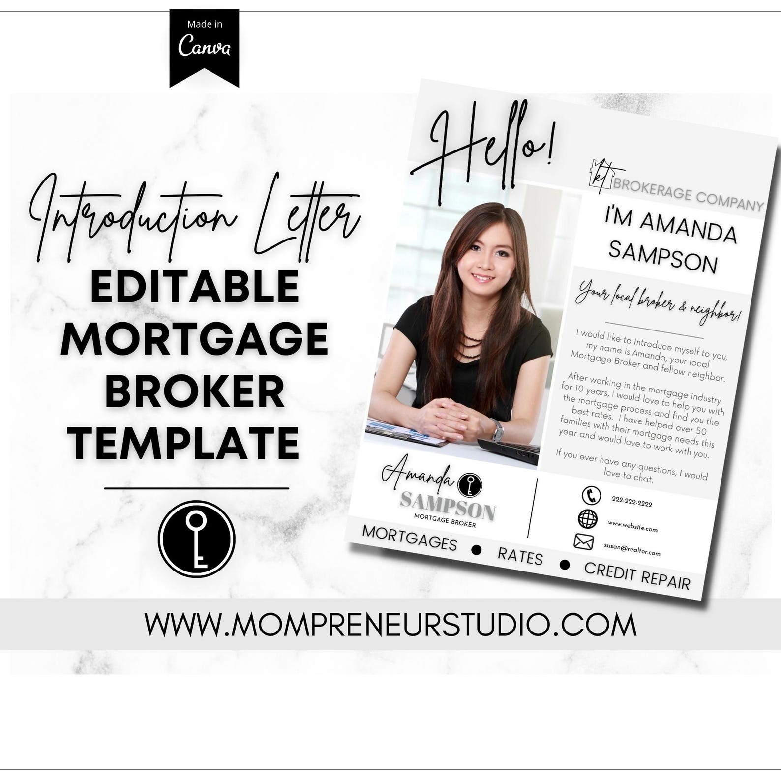 Mortgage Broker Introduction Flyer, Mortgage Broker Flyer, Loan Officer ...