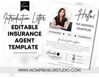 Insurance Agent Introduction Flyer Template, Life Insurance Agent Flyer ...