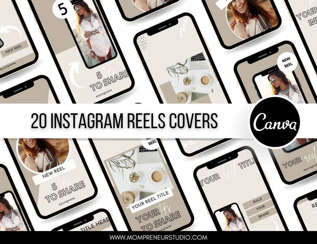 20 Instagram Reels Templates, Reel Covers, Instagram Reels, Canva ...