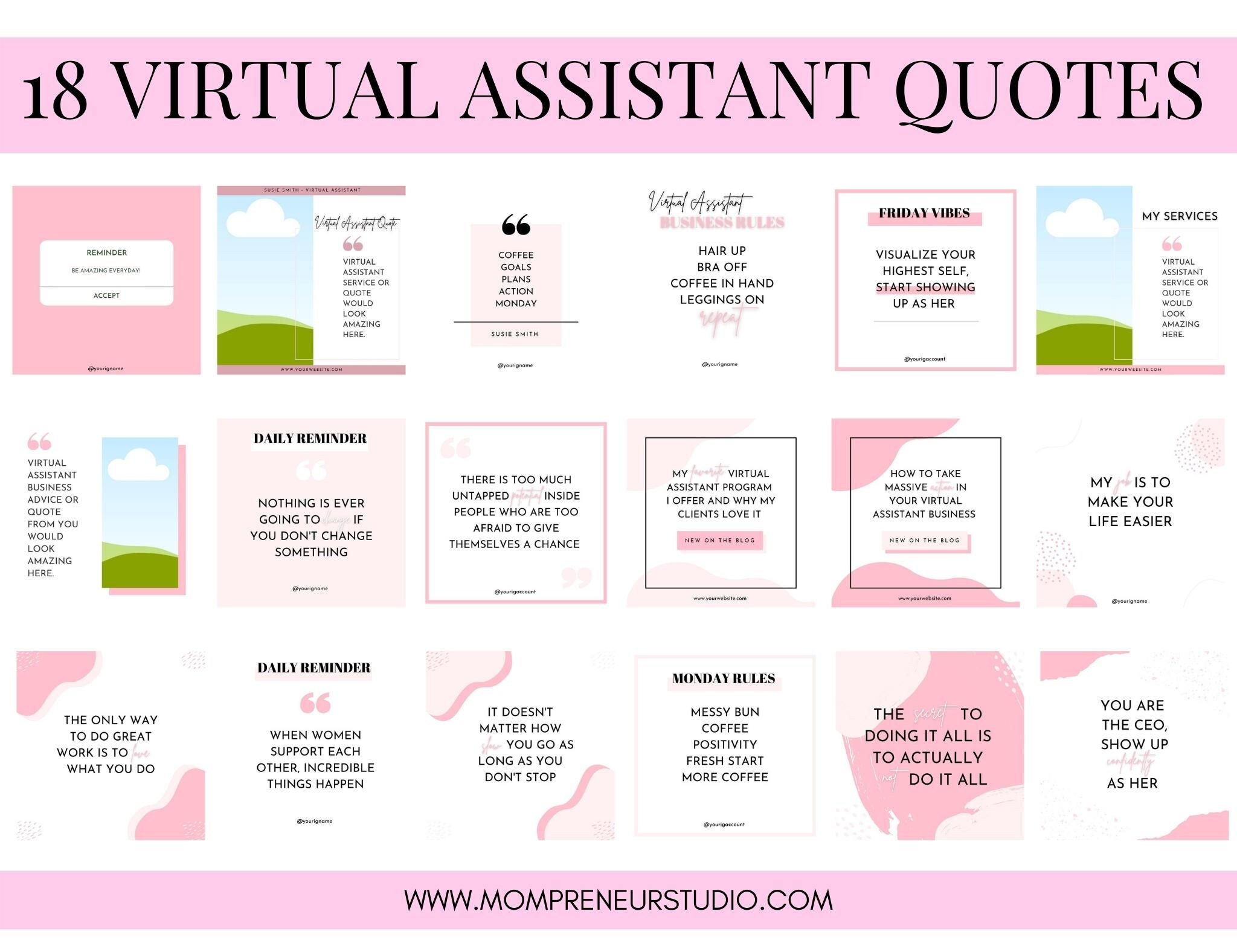 80 Virtual Assistant Instagram Post, Virtual Assistant Instagram ...