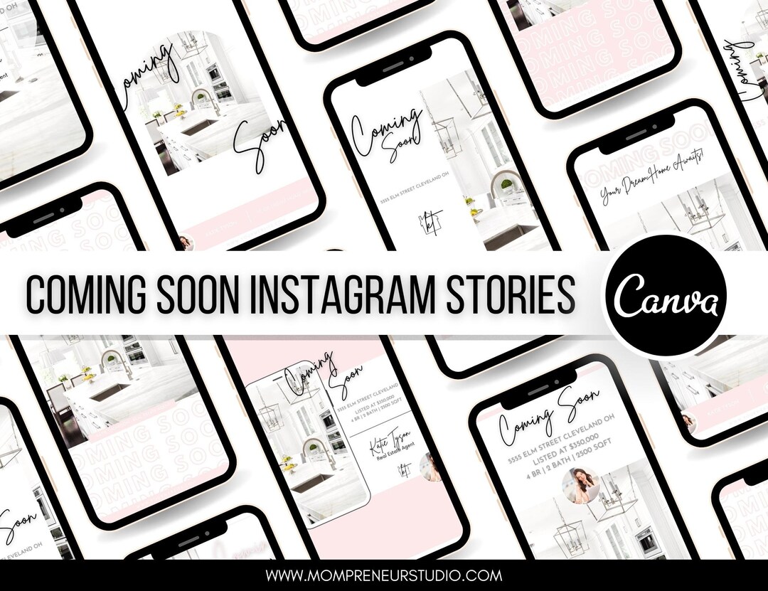 15 Coming Soon Realtor Instagram Stories Template, Real Estate Social ...