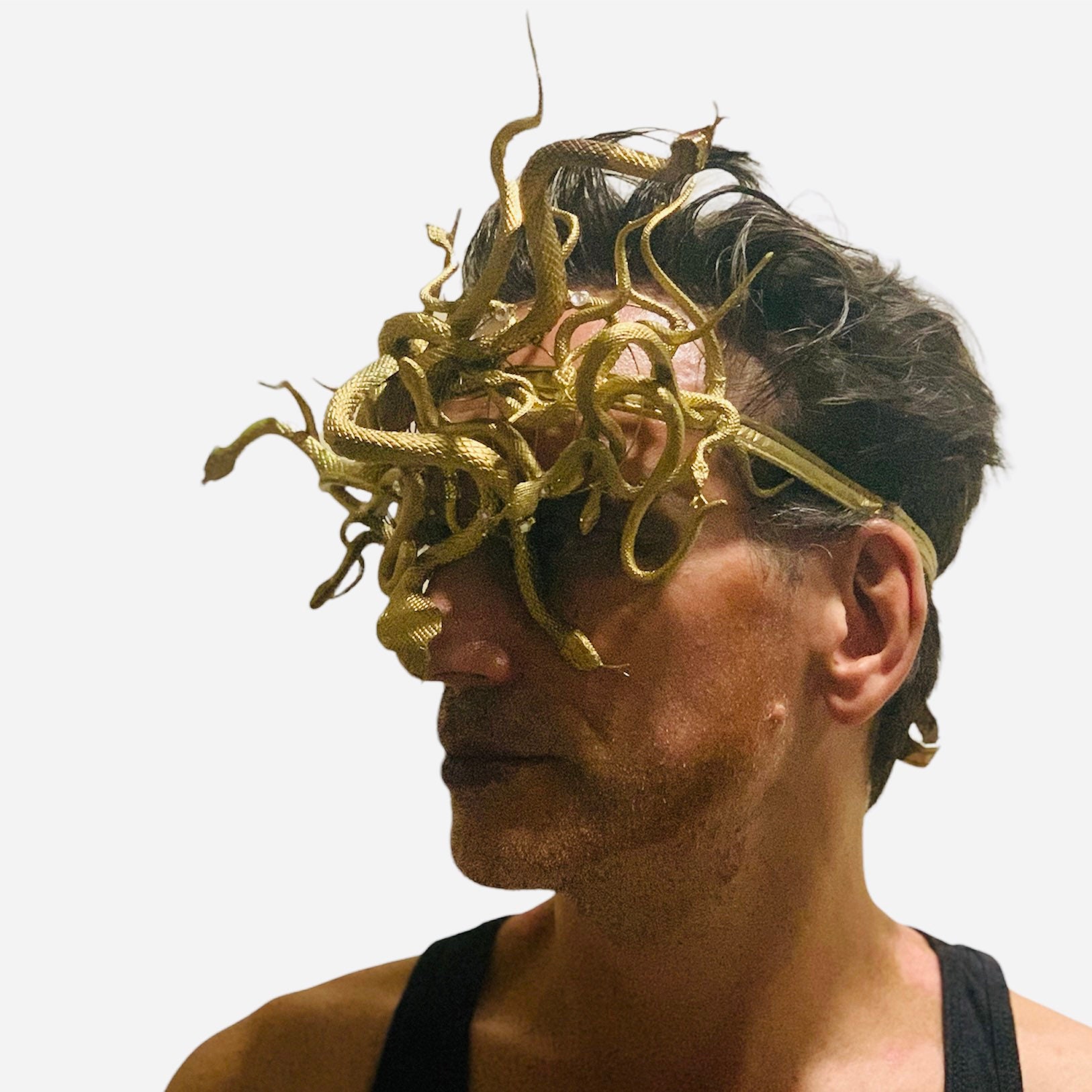4 in 1 Medusa Head-ware Snake Headpiece Full-head Medusa - Etsy