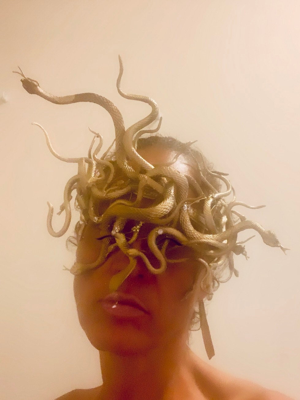 4 in 1 Medusa Head-ware Snake Headpiece Full-head Medusa - Etsy