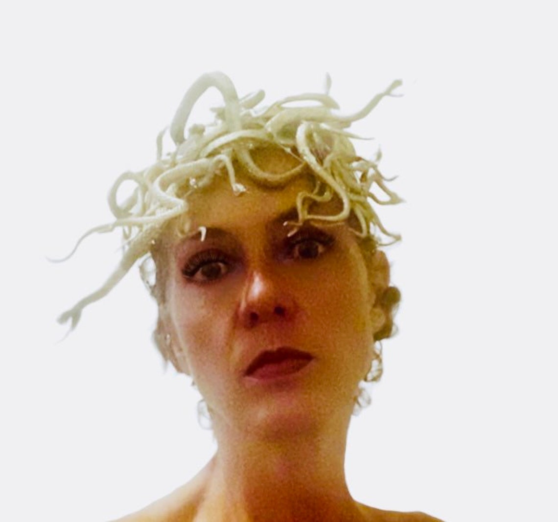 4 in 1 Medusa Head-ware Snake Headpiece Full-head Medusa - Etsy