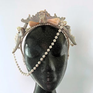 Handmade Mermaid Headpiece Versatile Headdress With Seashells, Starfish ...