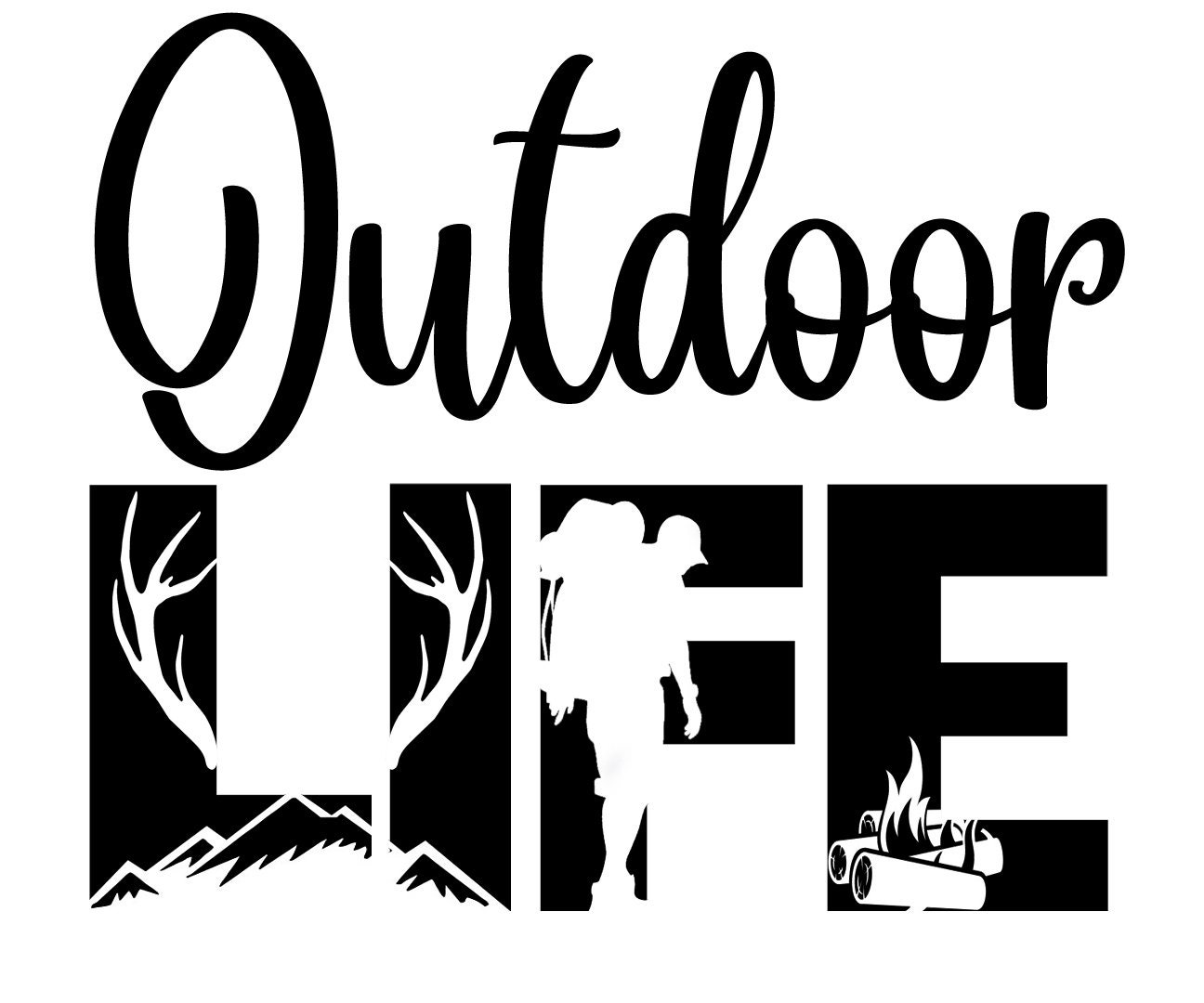 Outdoor Life Ver.2 SVG File for the Cricut | Etsy