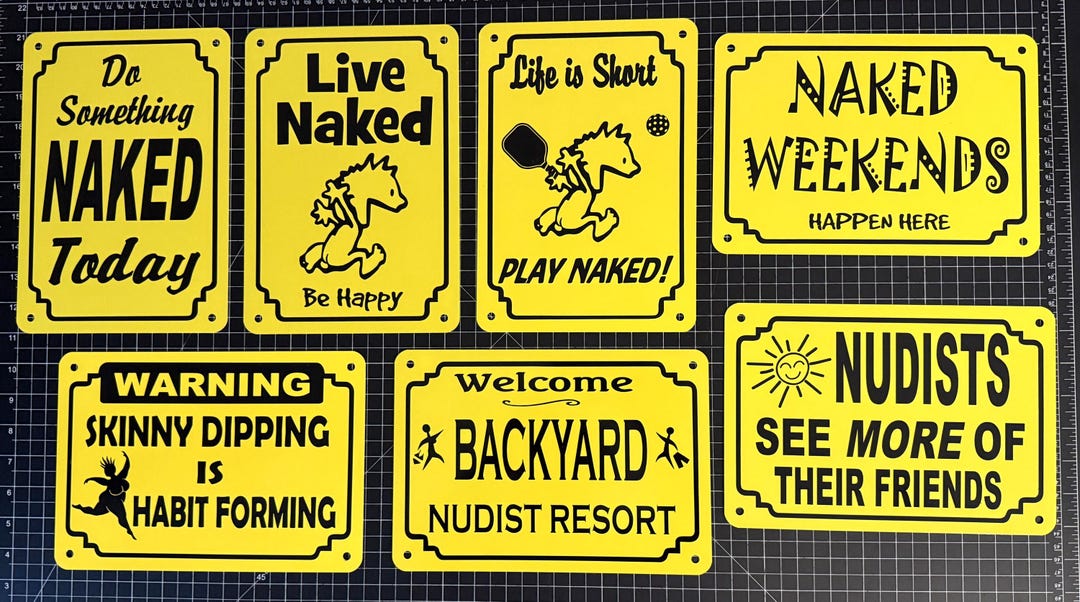 PICK ANY 2 SIGNS in This Group, Mix or Match, Our Smaller Yellow 10x7 ...