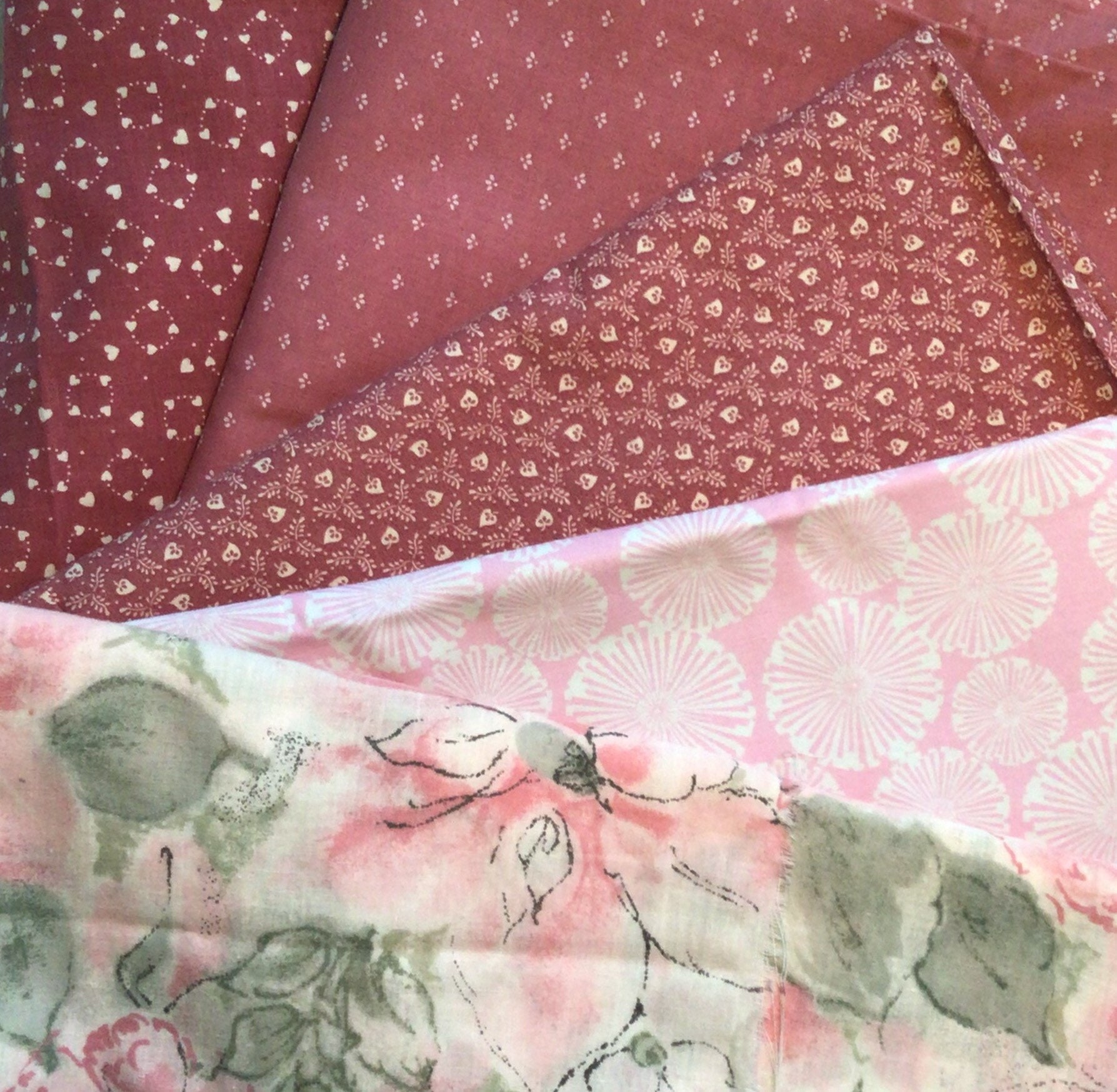 Hand Torn Fabric Ruffles Ribbon, Set of 5 Fabric Ruffles Strips ...