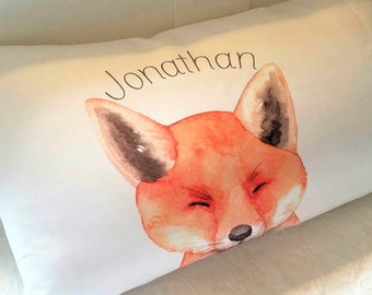 Pillowcase With Fox Print - Etsy