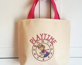 Playtime Totegirls Toy Toteboys Birthday Gift Bagclock - Etsy