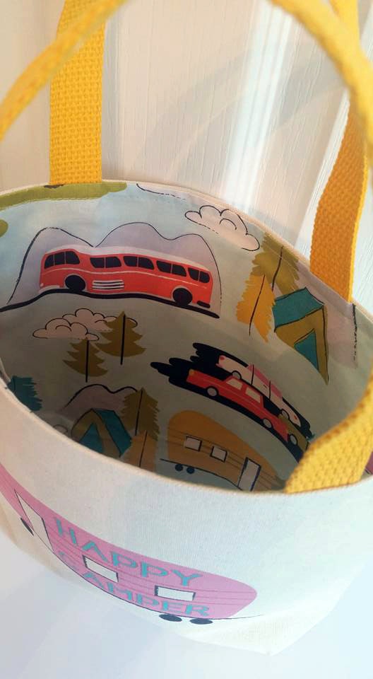 Camper Bag,child's Camping Tote,vacation Bag,scout Camp Bag,retro ...