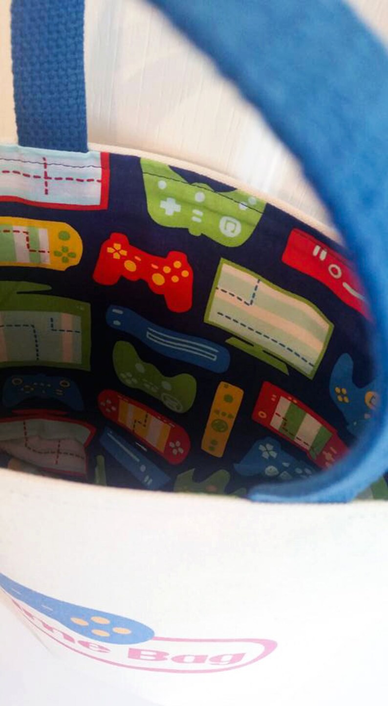 Video Game Bag,child's Game Bag,car Trip Bag,video Game Accessory - Etsy