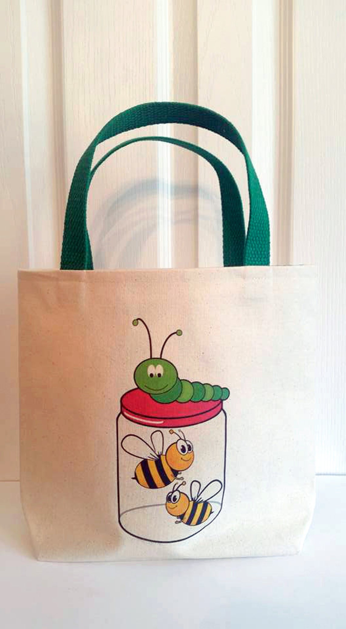 Bug Jar Bag,child's Bug Tote,bee Tote Bag,garden Tote Bag,play Date Bag ...