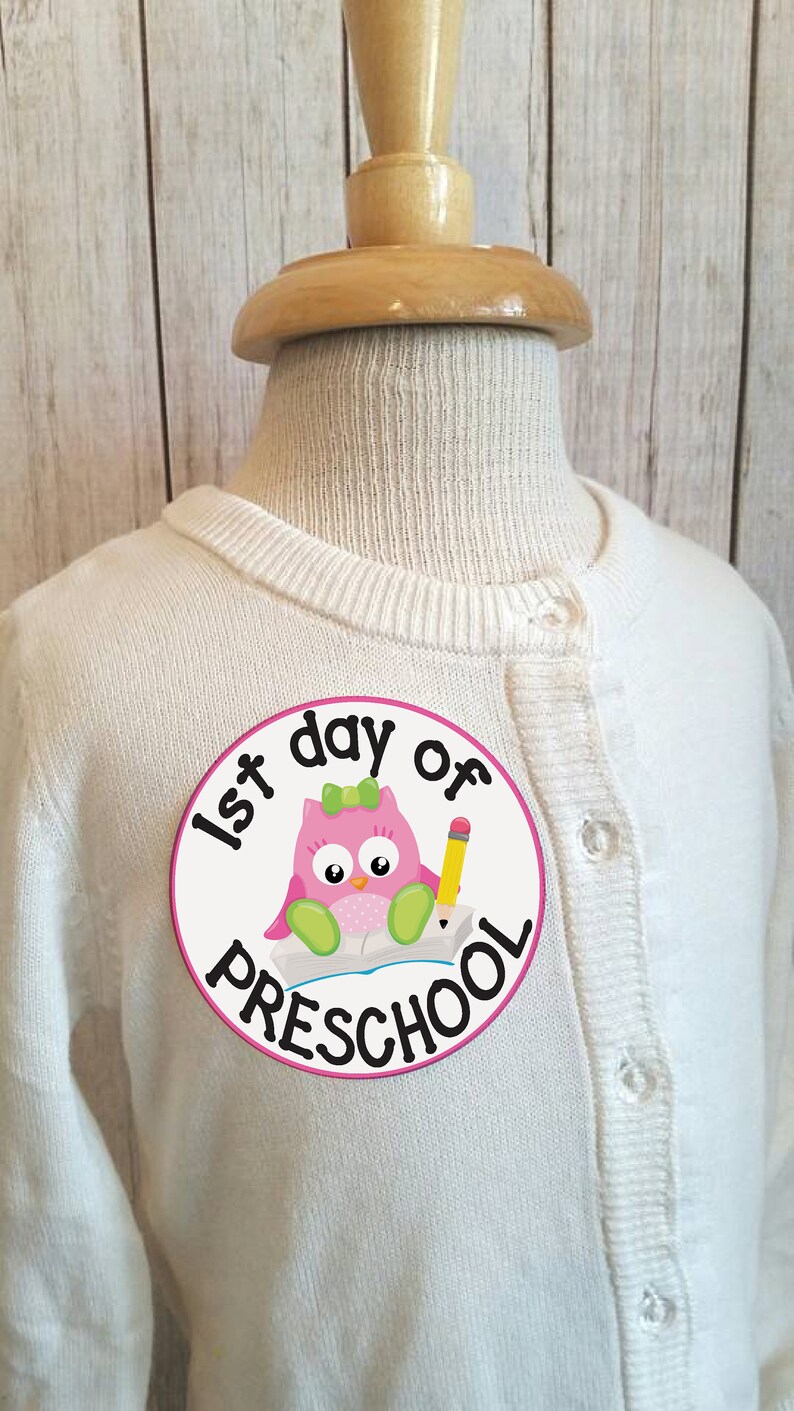 Preschool Sticker,preschool First Day,first Day Sticker,pdf Sticker ...