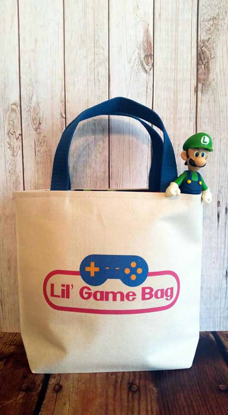 Video Game Bag,child's Game Bag,car Trip Bag,video Game Accessory - Etsy