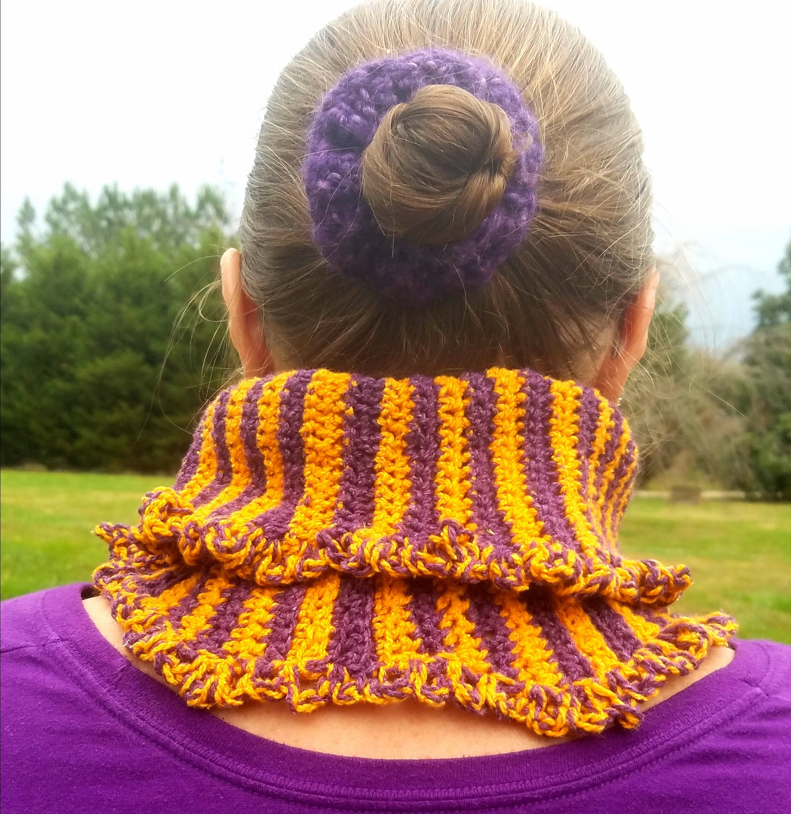 FREE Pattern! Elsebeth Lavold Silky Wool, a DK Weight Yarn in Purple ...